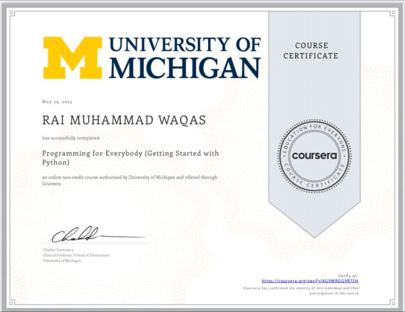 Rai Muhammad Waqas on LinkedIn: #python #programming #newskills # ... Rai Muhammad Waqas on LinkedIn: #python #programming #newskills # ...