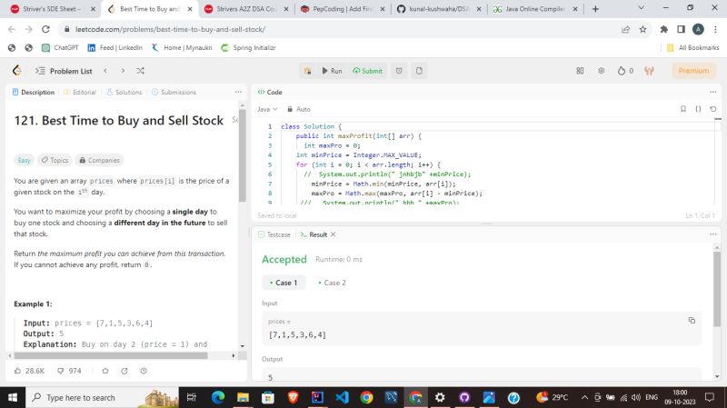 AMIT KUMAR YADAV on LinkedIn: #30days_of_dsa_challange #day5 #coding # ... AMIT KUMAR YADAV on LinkedIn: #30days_of_dsa_challange #day5 #coding # ...