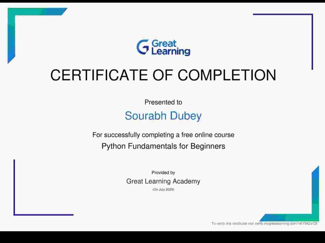 Sourabh Dubey on LinkedIn: #greatlearning #python # ... Sourabh Dubey on LinkedIn: #greatlearning #python # ...