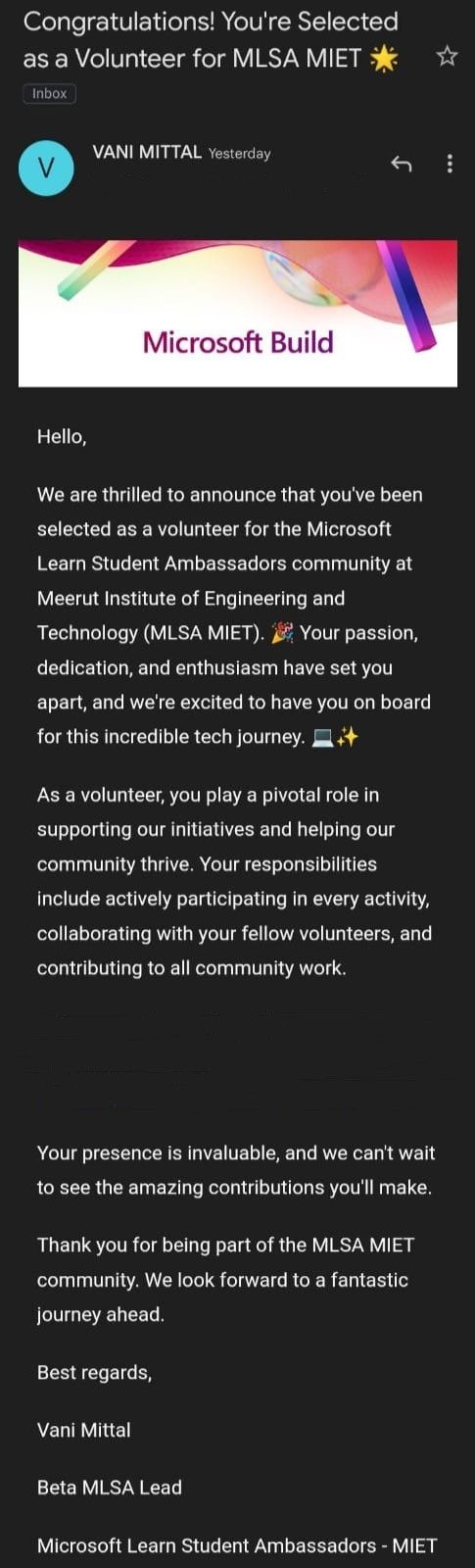 Vishesh Jindal on LinkedIn: #newbeginnings #webdevelopment #mlsa # ... Vishesh Jindal on LinkedIn: #newbeginnings #webdevelopment #mlsa # ...