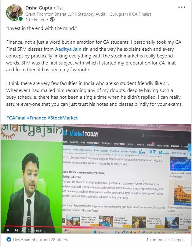 Aaditya Jain on LinkedIn: #cafinalsfmclass #cafinalafm #icai #icmai # ... Aaditya Jain on LinkedIn: #cafinalsfmclass #cafinalafm #icai #icmai # ...