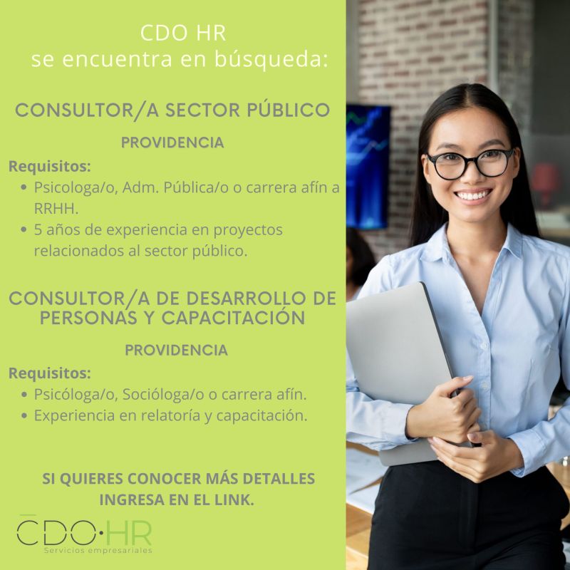 Oportunidad laboral: | CDO HR Recruiter Oportunidad laboral: | CDO HR Recruiter