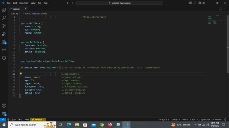 TypeScript: The Power of Type Intersection | Hammad Mehmood posted on ... TypeScript: The Power of Type Intersection | Hammad Mehmood posted on ...