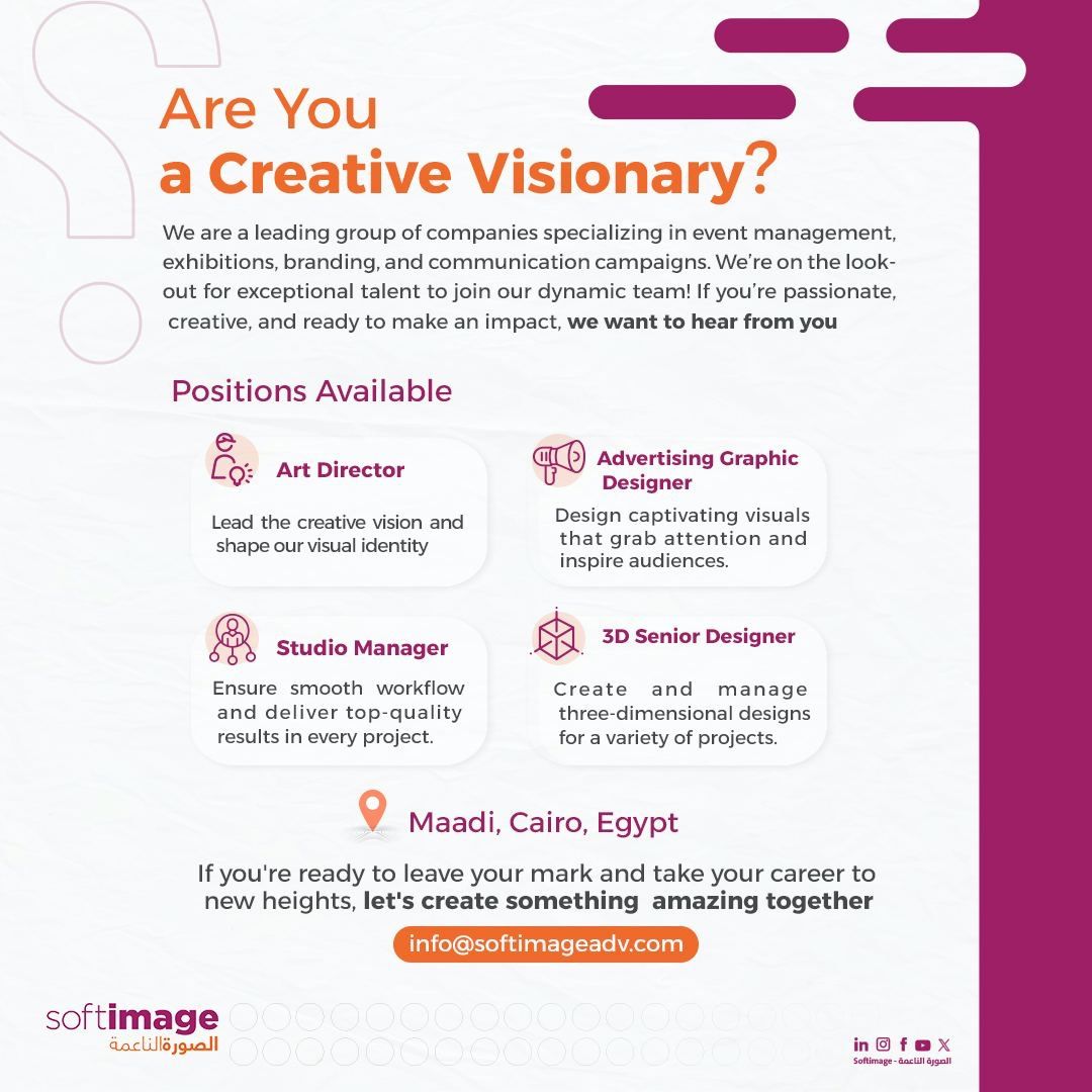 softimage on LinkedIn: Are You a Creative Visionary? We are a leading ... softimage on LinkedIn: Are You a Creative Visionary? We are a leading ...