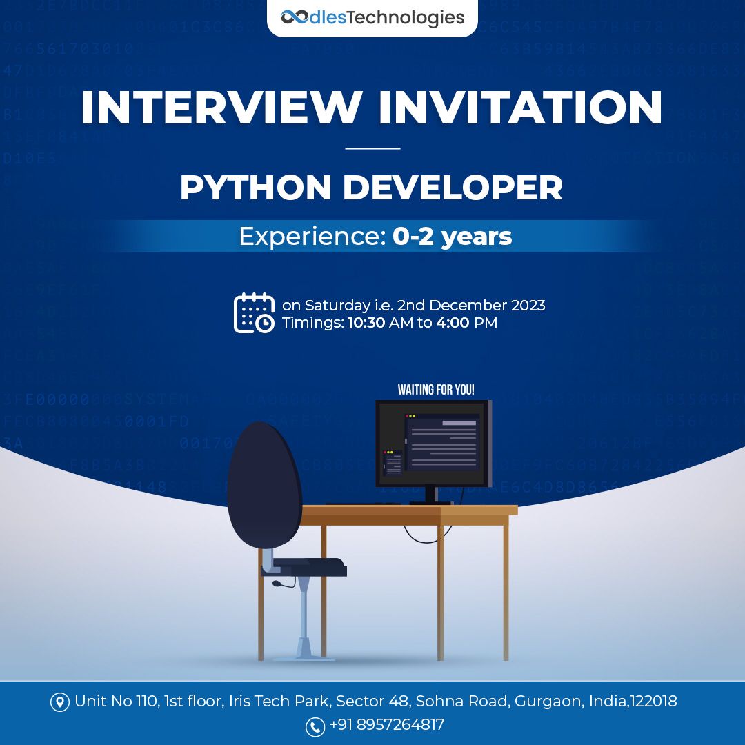 Oodles Technologies on LinkedIn: #pythondeveloper #oodlestechnologies # ... Oodles Technologies on LinkedIn: #pythondeveloper #oodlestechnologies # ...