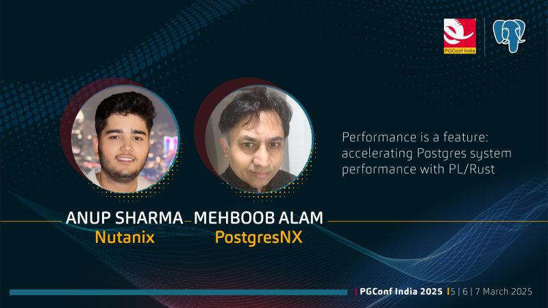 PGConf India on LinkedIn: #postgresql #pgconfindia PGConf India on LinkedIn: #postgresql #pgconfindia
