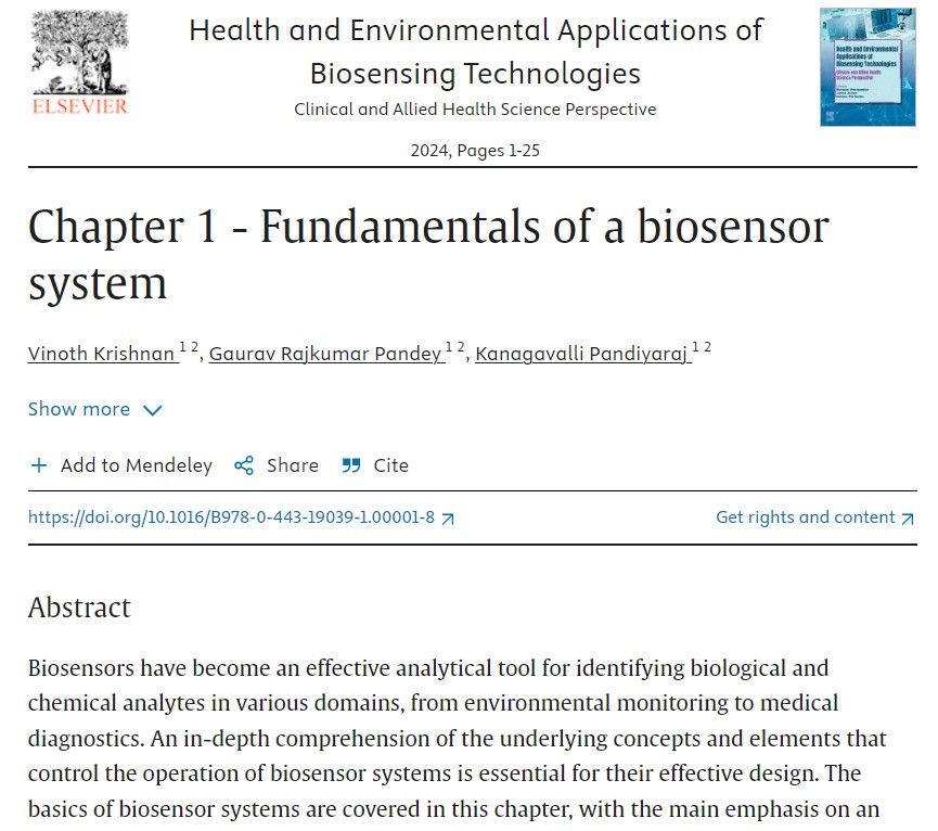 Vinoth Krishnan on LinkedIn: #healthcare #biosensor #environment #csir ... Vinoth Krishnan on LinkedIn: #healthcare #biosensor #environment #csir ...