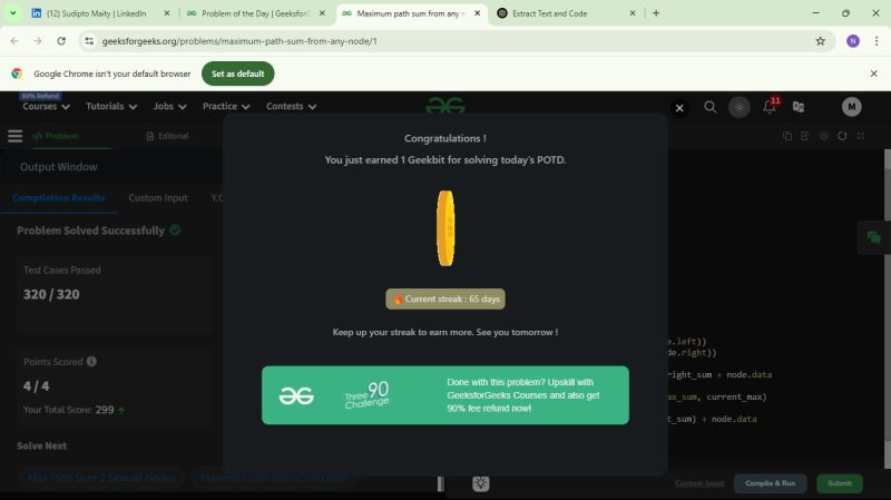 Modugu Prasanna on LinkedIn: #gfg160 #coding #problemsolving # ... Modugu Prasanna on LinkedIn: #gfg160 #coding #problemsolving # ...