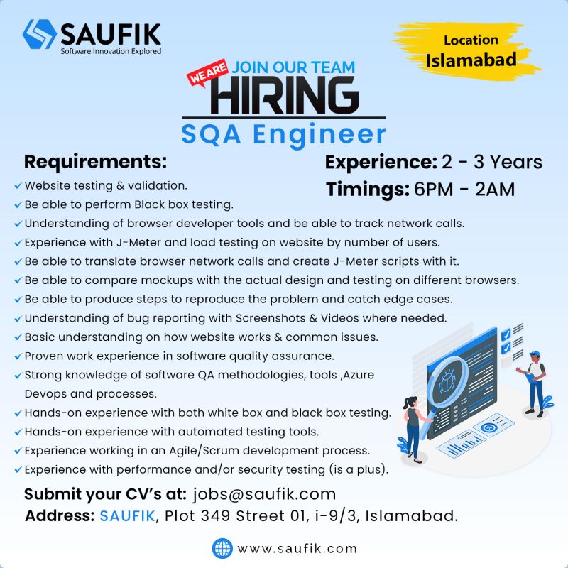 SAUFIK Technologies on LinkedIn: #qaengineer #qa #saufik #testing # ... SAUFIK Technologies on LinkedIn: #qaengineer #qa #saufik #testing # ...