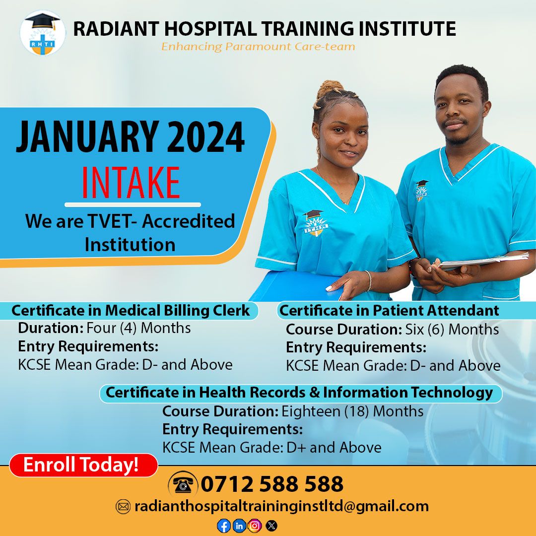 #january2024intake #intakeongoing #radianthospitaltraininginstitute # ... #january2024intake #intakeongoing #radianthospitaltraininginstitute # ...