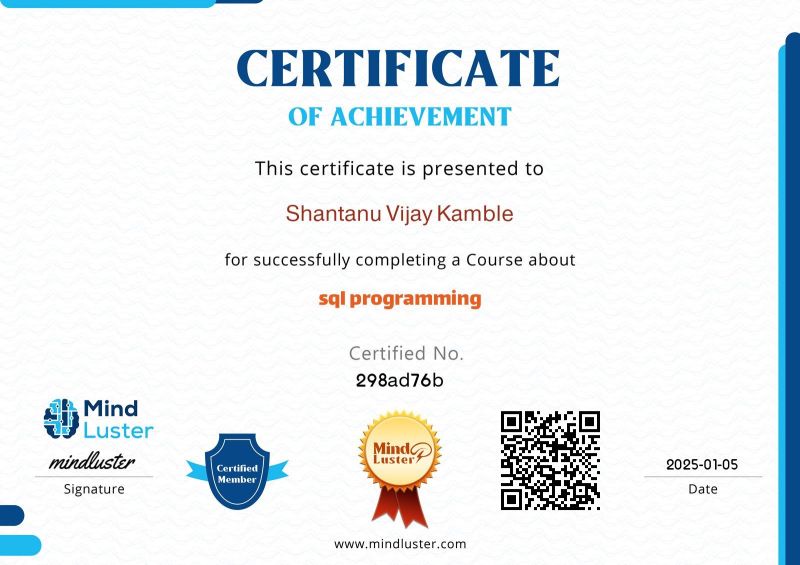 Shantanu Kamble on LinkedIn: #sql #programming #databasemanagement # ... Shantanu Kamble on LinkedIn: #sql #programming #databasemanagement # ...
