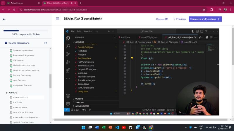 Singidi Sai Naga Sudheer on LinkedIn: #java #dsa #arrays #codingjourney ... Singidi Sai Naga Sudheer on LinkedIn: #java #dsa #arrays #codingjourney ...