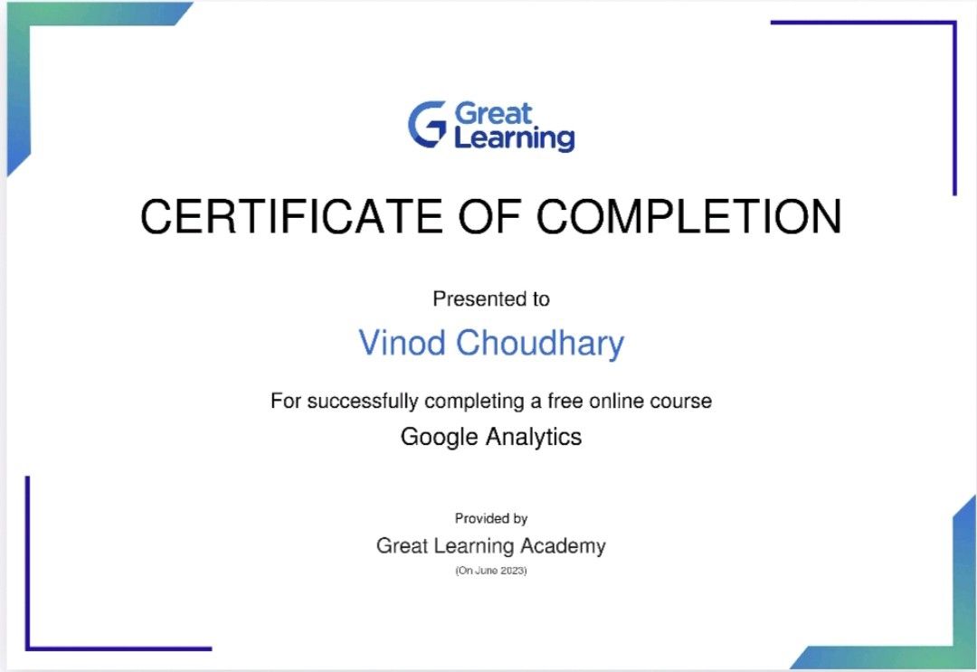 Vinod Choudhary on LinkedIn: Google analytics Vinod Choudhary on LinkedIn: Google analytics
