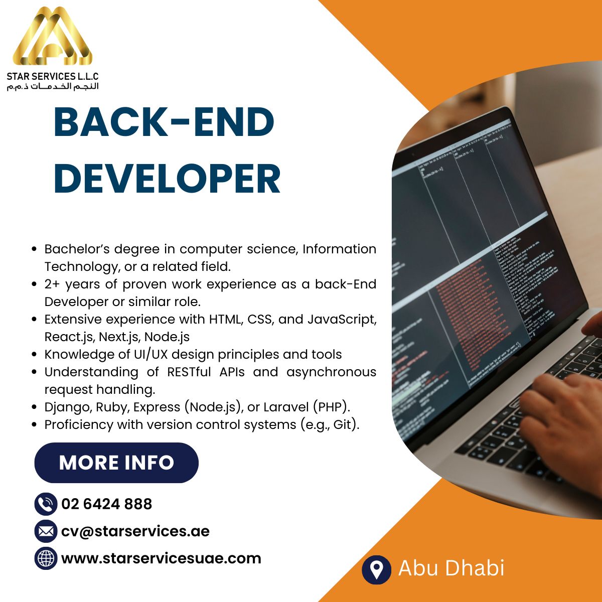 STAR SERVICES LLC. on LinkedIn: #backenddeveloper #webdevelopment # ... STAR SERVICES LLC. on LinkedIn: #backenddeveloper #webdevelopment # ...