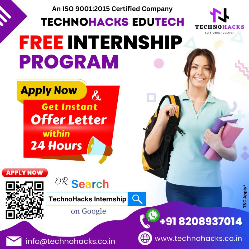 Rishabh Sharma on LinkedIn: 📢 TechnoHacks - FREE Internship Program ... Rishabh Sharma on LinkedIn: 📢 TechnoHacks - FREE Internship Program ...