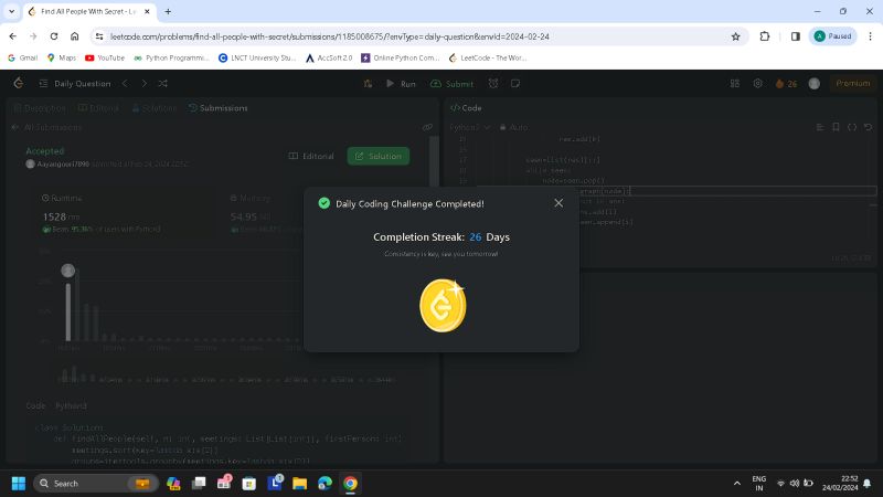 #leetcodechallenge #leetcodestreak #leetcode100days | Ayan Gouri #leetcodechallenge #leetcodestreak #leetcode100days | Ayan Gouri