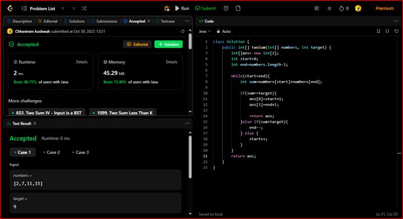 Chhaviram kushwah on LinkedIn: #leetcodechallenge #codingjourney # ... Chhaviram kushwah on LinkedIn: #leetcodechallenge #codingjourney # ...