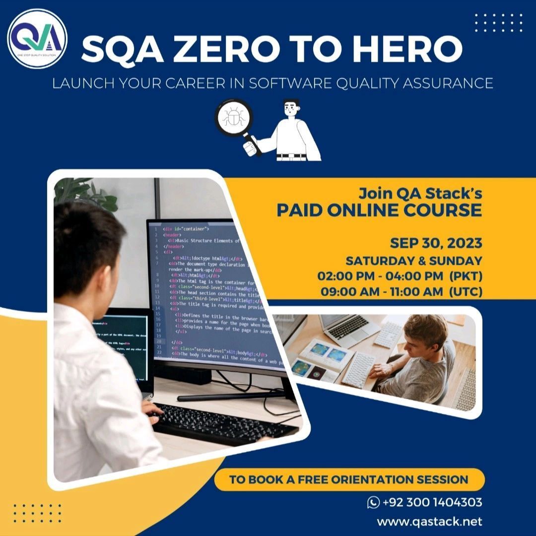 QA Stack on LinkedIn: #qualityassurance #qa #softwaretesting # ... QA Stack on LinkedIn: #qualityassurance #qa #softwaretesting # ...
