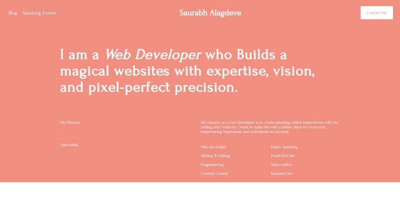 Saurabh Alagdeve on LinkedIn: #html5 #css #webdevelopment Saurabh Alagdeve on LinkedIn: #html5 #css #webdevelopment
