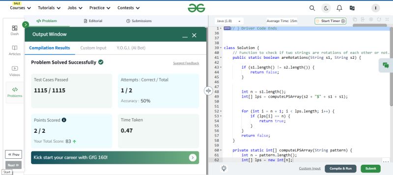 Ishwari Shekade on LinkedIn: #gfg160 #gfg160challenge #algorithms # ... Ishwari Shekade on LinkedIn: #gfg160 #gfg160challenge #algorithms # ...