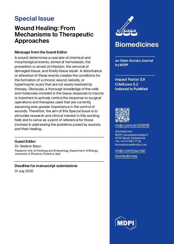 Biomedicines MDPI on LinkedIn: #woundhealing #chronicwounds # ... Biomedicines MDPI on LinkedIn: #woundhealing #chronicwounds # ...