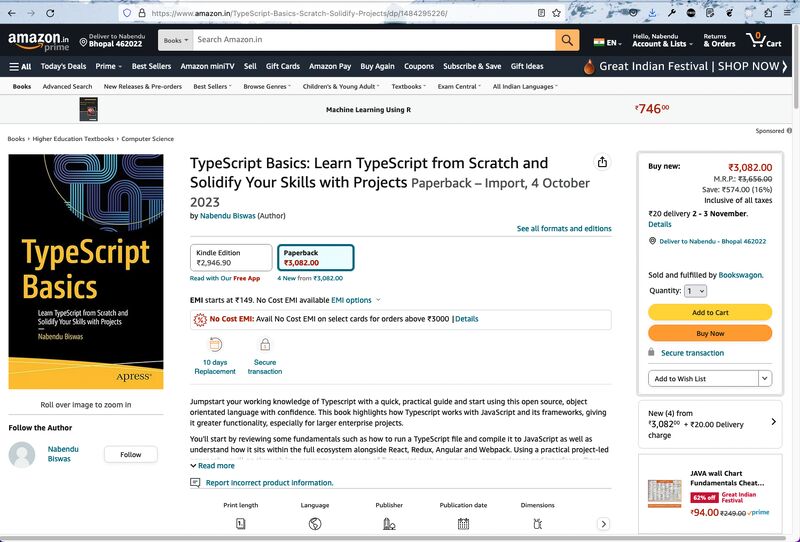 Nabendu Biswas on LinkedIn: #typescript #book #typescriptbook Nabendu Biswas on LinkedIn: #typescript #book #typescriptbook