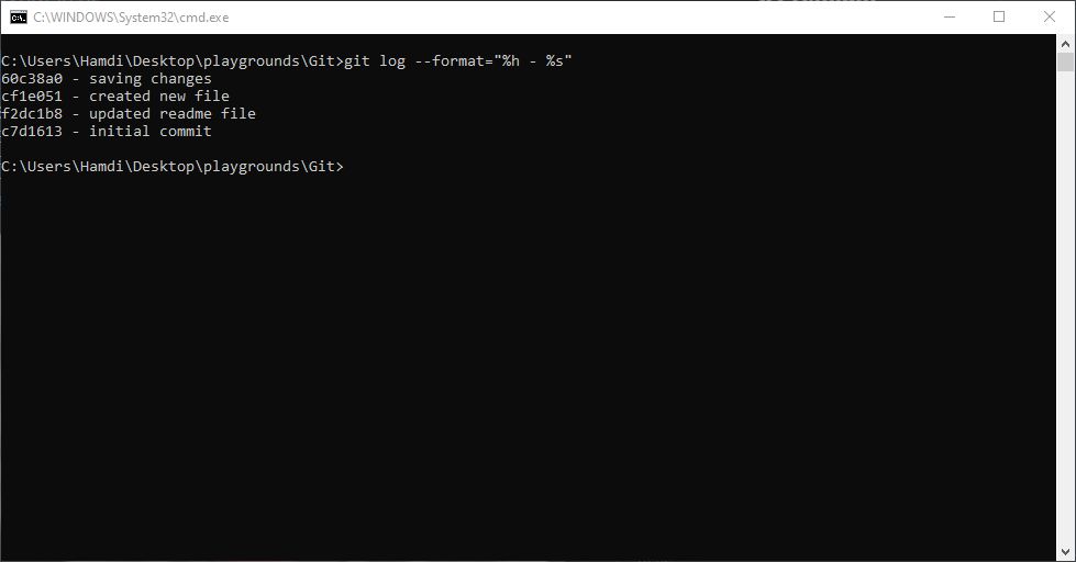 Hamdi Kamel on LinkedIn: In Git, you can specify the 'format' parameter ... Hamdi Kamel on LinkedIn: In Git, you can specify the 'format' parameter ...