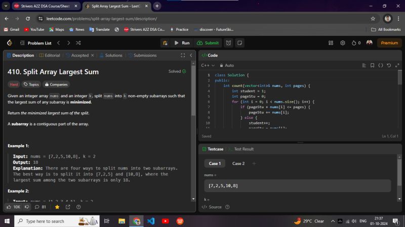 Amandeep . on LinkedIn: 🎯 #MasterDSA Challenge Update 🎯 Just solved the ... Amandeep . on LinkedIn: 🎯 #MasterDSA Challenge Update 🎯 Just solved the ...