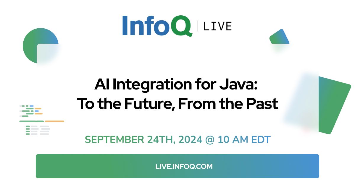 InfoQ on LinkedIn: #ai #java #infoqlive InfoQ on LinkedIn: #ai #java #infoqlive
