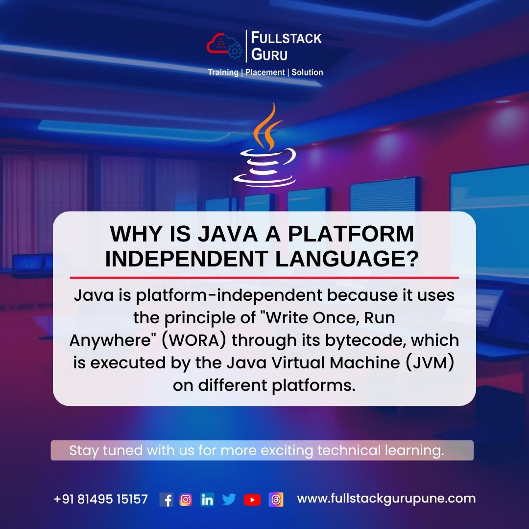 Ajinkya Shinde on LinkedIn: #wora #jvm #java #javaprogramming # ... Ajinkya Shinde on LinkedIn: #wora #jvm #java #javaprogramming # ...