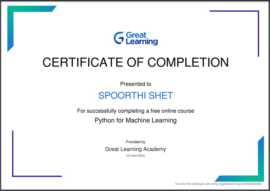 Spoorthi Shet on LinkedIn: #machinelearning #python #numpy #pandas # ... Spoorthi Shet on LinkedIn: #machinelearning #python #numpy #pandas # ...