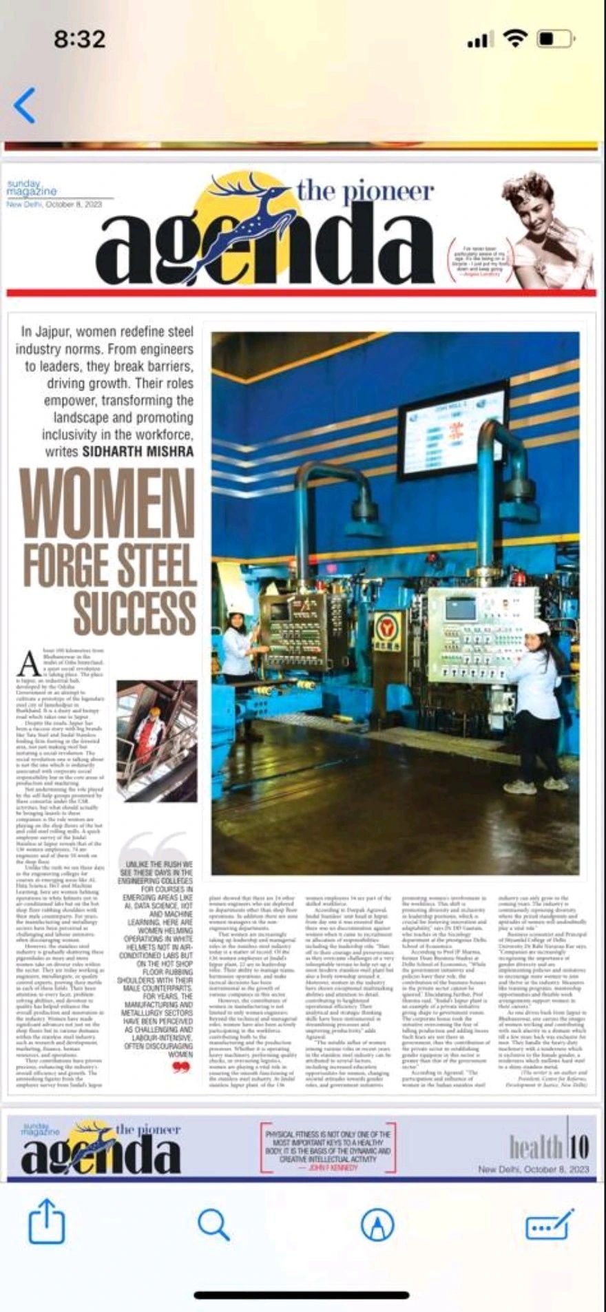 Sidharth Mishra on LinkedIn: #womenempowerment #stainlesssteel Sidharth Mishra on LinkedIn: #womenempowerment #stainlesssteel