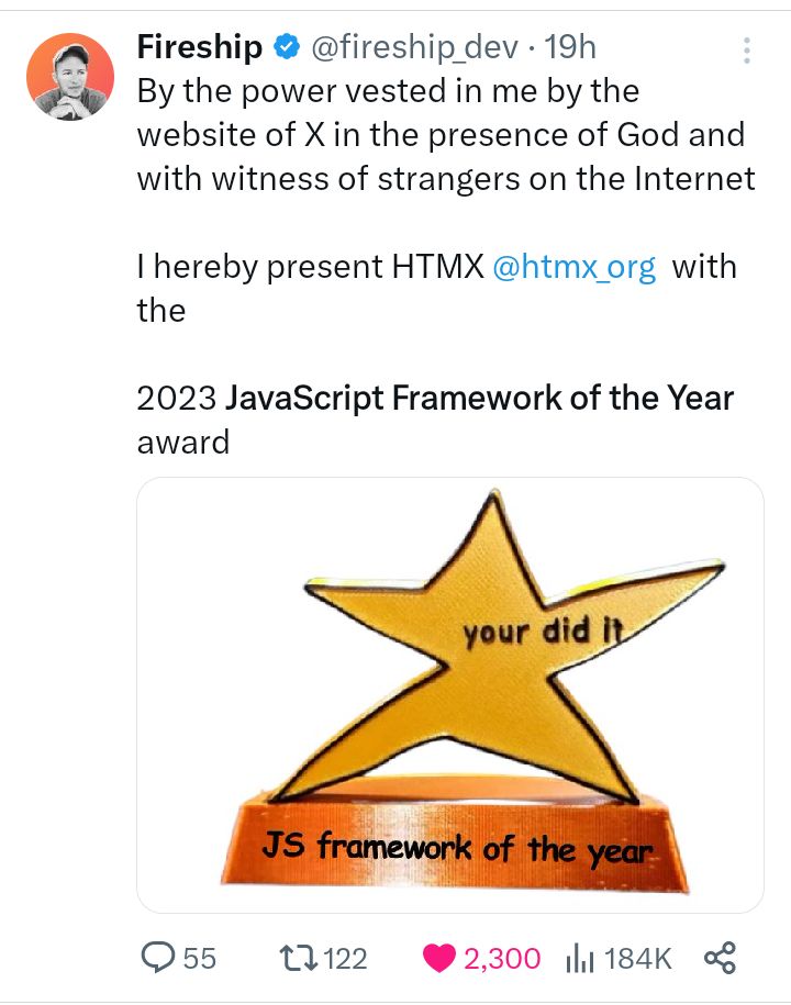 Clinton Nwachukwu on LinkedIn: JavaScript Framework of the Year 🏆 ... Clinton Nwachukwu on LinkedIn: JavaScript Framework of the Year 🏆 ...