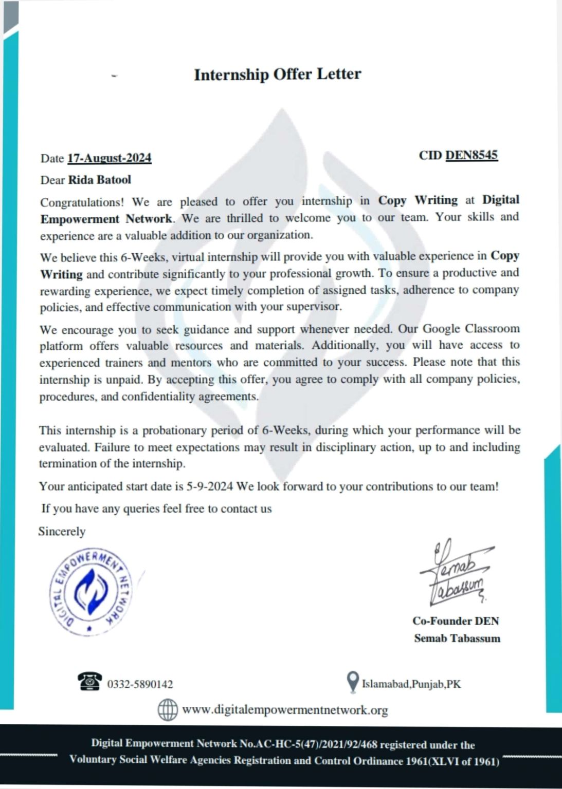 Rida Batool on LinkedIn: #intern #copywritting #skills #experience # ... Rida Batool on LinkedIn: #intern #copywritting #skills #experience # ...