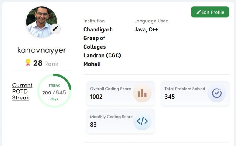 Kanav Nayyer on LinkedIn: #dsainjava #coding #dsa Kanav Nayyer on LinkedIn: #dsainjava #coding #dsa