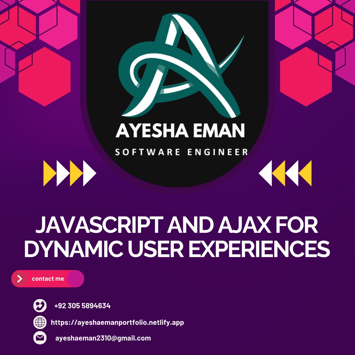 Ayesha Eman on LinkedIn: #javascript #ajax #dynamicwebsites # ... Ayesha Eman on LinkedIn: #javascript #ajax #dynamicwebsites # ...