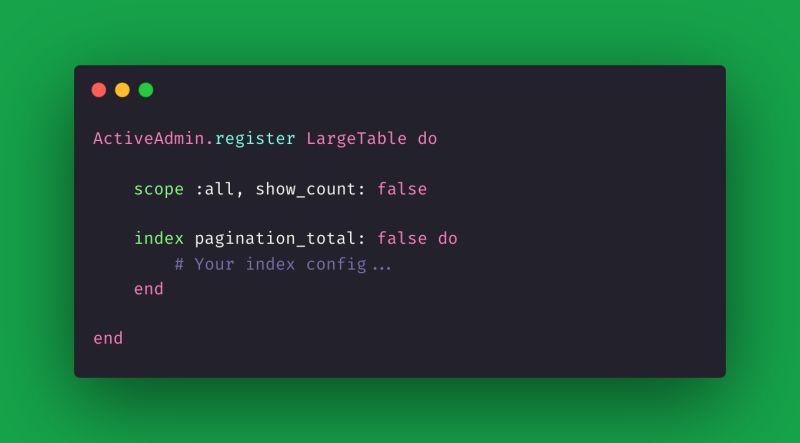 How ActiveAdmin can speed up ruby auditing | Robert Rawlins posted on ... How ActiveAdmin can speed up ruby auditing | Robert Rawlins posted on ...