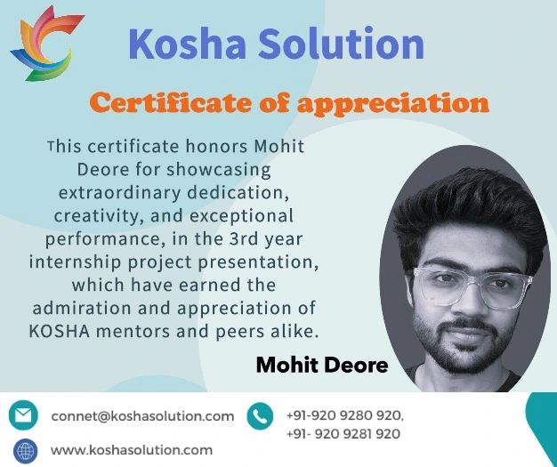 Mohit Deore on LinkedIn: Thrilled to express my heartfelt gratitude to ... Mohit Deore on LinkedIn: Thrilled to express my heartfelt gratitude to ...