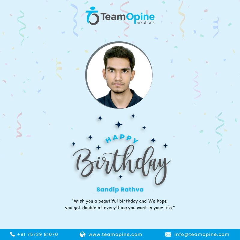 TeamOpine Solutions on LinkedIn: Many many happy returns of the day ... TeamOpine Solutions on LinkedIn: Many many happy returns of the day ...