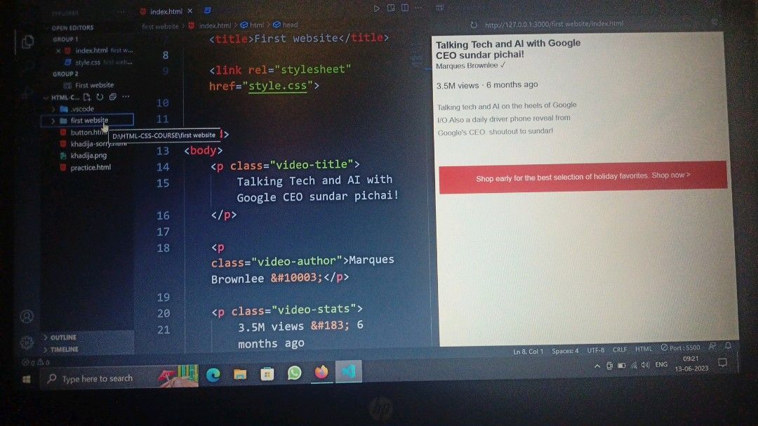 Danish Ansari on LinkedIn: learning html and css Danish Ansari on LinkedIn: learning html and css