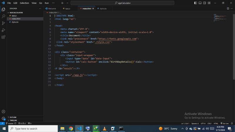 #javascript #agecalculator #coding #programming #webdevelopment… | Inam ... #javascript #agecalculator #coding #programming #webdevelopment… | Inam ...