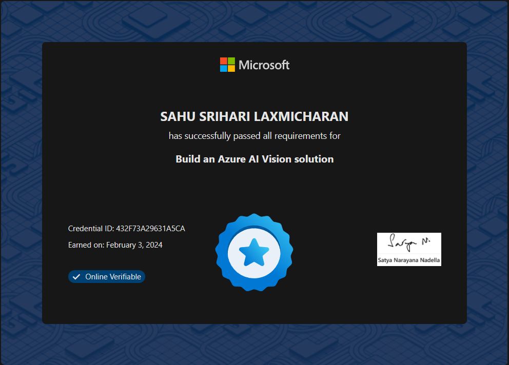 Srihari Sahu on LinkedIn: #microsoftlearn #azure Srihari Sahu on LinkedIn: #microsoftlearn #azure