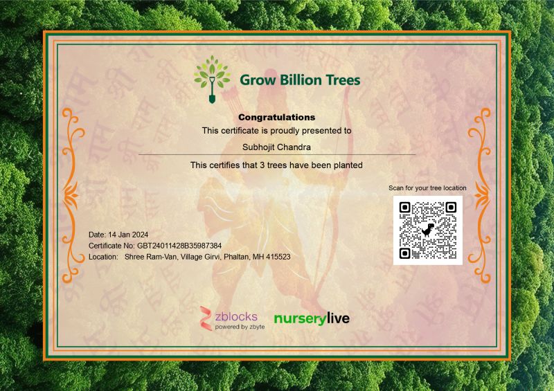 Subhojit Chandra on LinkedIn: Contributing to environment... Subhojit Chandra on LinkedIn: Contributing to environment...