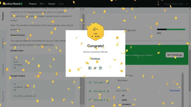 Ajay M on LinkedIn: #hackerrank #c #5stars #codingmilestone # ... Ajay M on LinkedIn: #hackerrank #c #5stars #codingmilestone # ...