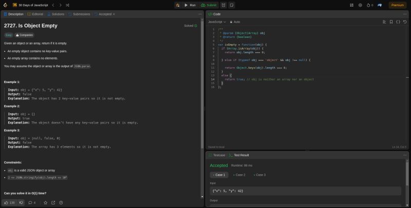 Malyaj Singh on LinkedIn: #30daysofjavascript #leetcode #problemsolving ... Malyaj Singh on LinkedIn: #30daysofjavascript #leetcode #problemsolving ...