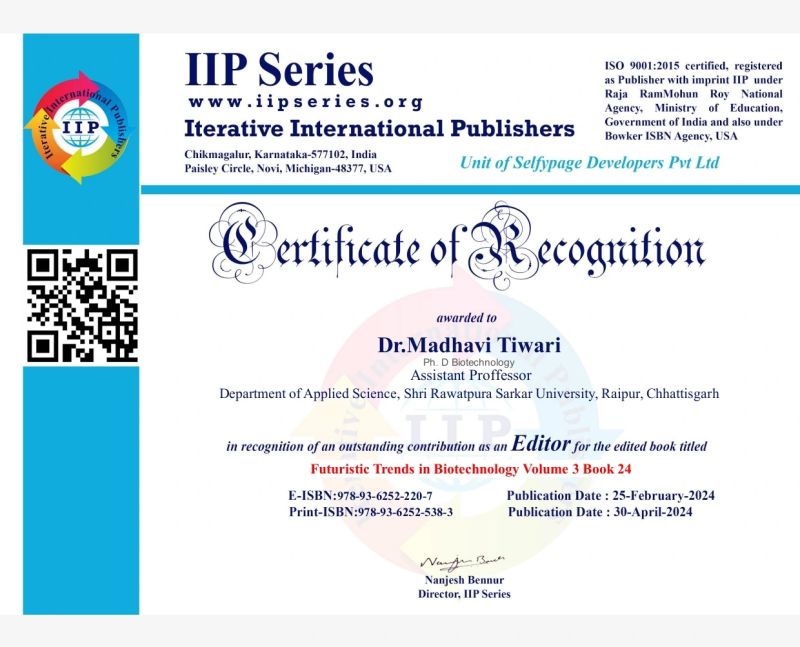 Dr. Madhavi Tiwari on LinkedIn: Finally received it almost one year ... Dr. Madhavi Tiwari on LinkedIn: Finally received it almost one year ...