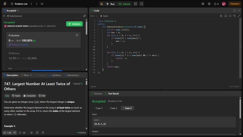 ANKUSH SINGH on LinkedIn: #day38 #dsa #leetcode #codingjourney # ... ANKUSH SINGH on LinkedIn: #day38 #dsa #leetcode #codingjourney # ...