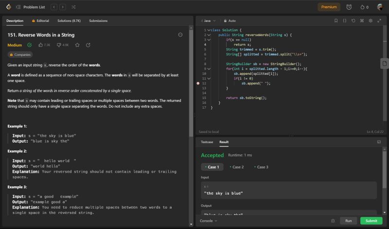 Day 91 of #100daysofcodechallenge: JAVA for words in string | Muskan ... Day 91 of #100daysofcodechallenge: JAVA for words in string | Muskan ...