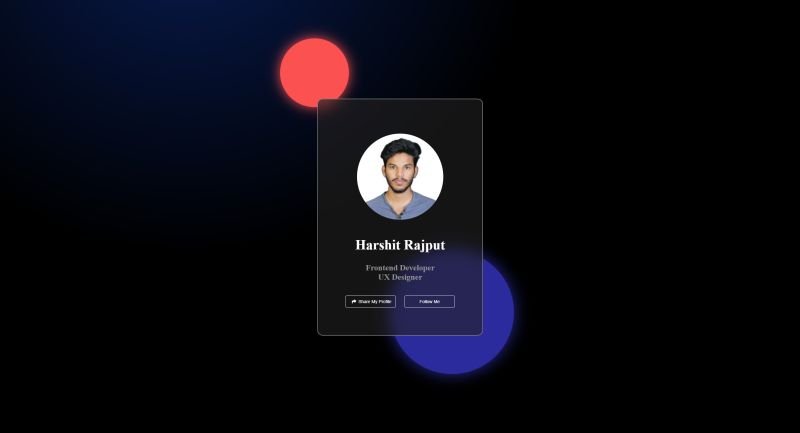 Harshit Rajput on LinkedIn: #webdevelopment #profilepage #html #css #js Harshit Rajput on LinkedIn: #webdevelopment #profilepage #html #css #js