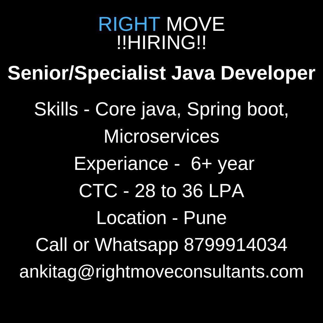 Ankita G on LinkedIn: #java #corejava #springboot #microservices Ankita G on LinkedIn: #java #corejava #springboot #microservices